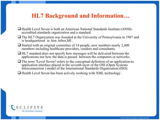 Interfaces Demo Eclipsys Baroda India Part One | PPT | Computer Software and Applications ...