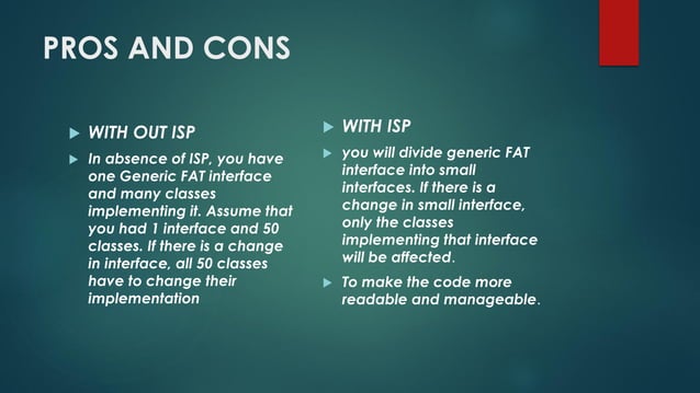 Interface segregation principle | PDF