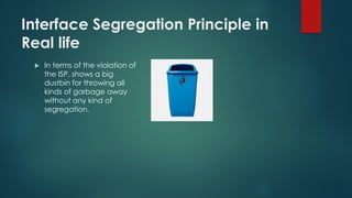 Interface segregation principle | PDF