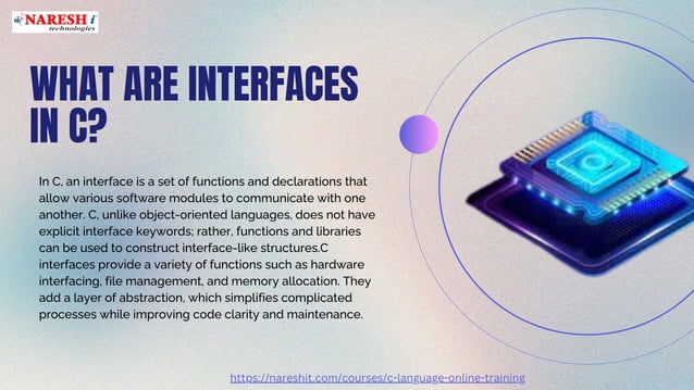 Design Interfaces in c in your real life- NareshIT | PPT