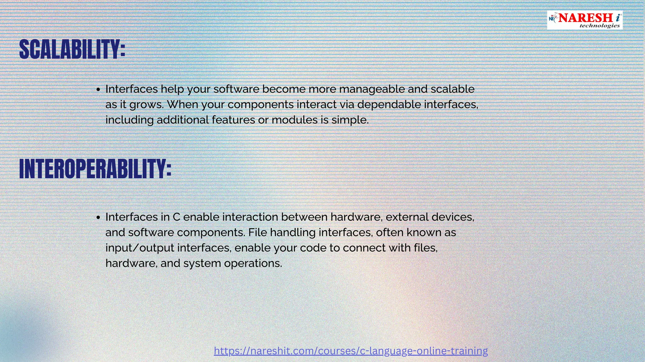 Interfaces in cIn real life examples - NareshIT.pdf