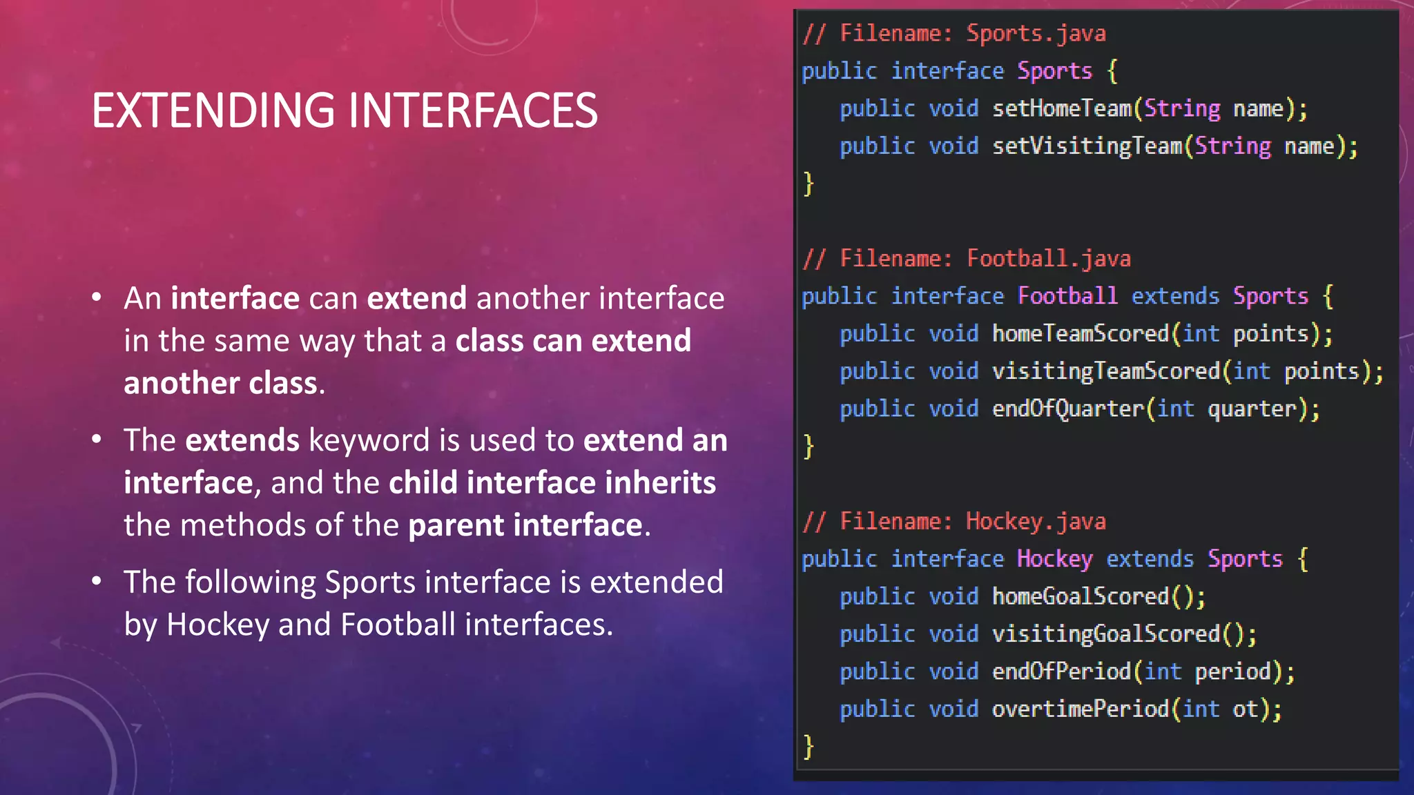 Interfaces In Java | Pptx