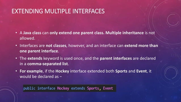 Interfaces in java | PPTX