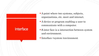Interface specification | PPTX