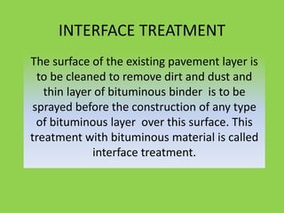 Interface treatment | PPTX