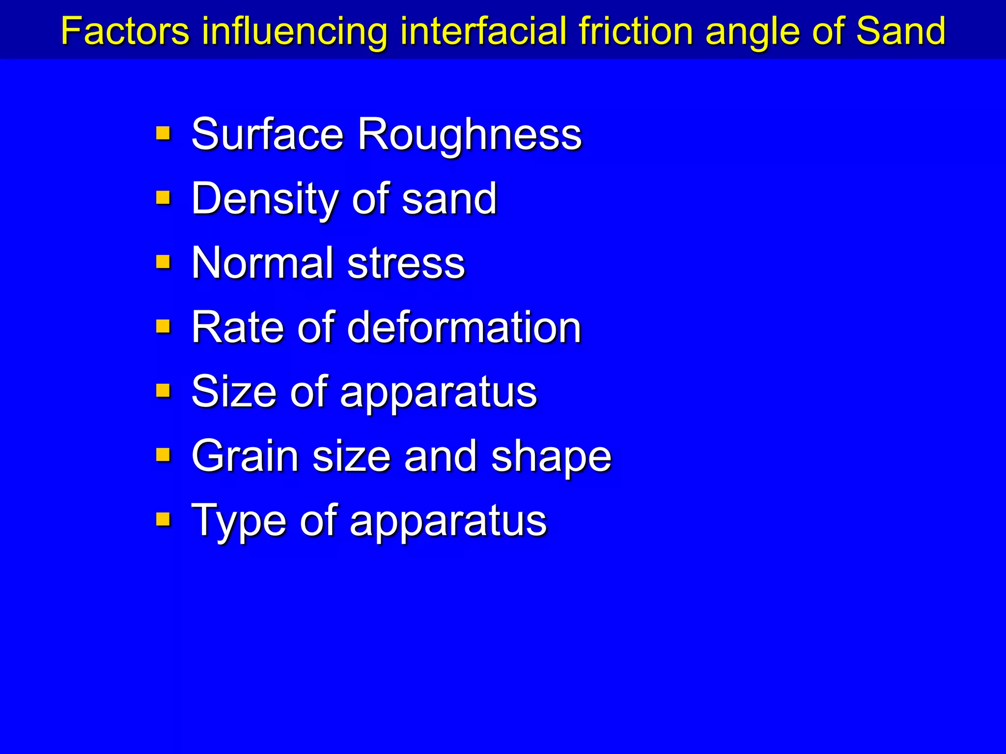Interfacial Friction Between Soils And Solid Surfaces.ppt