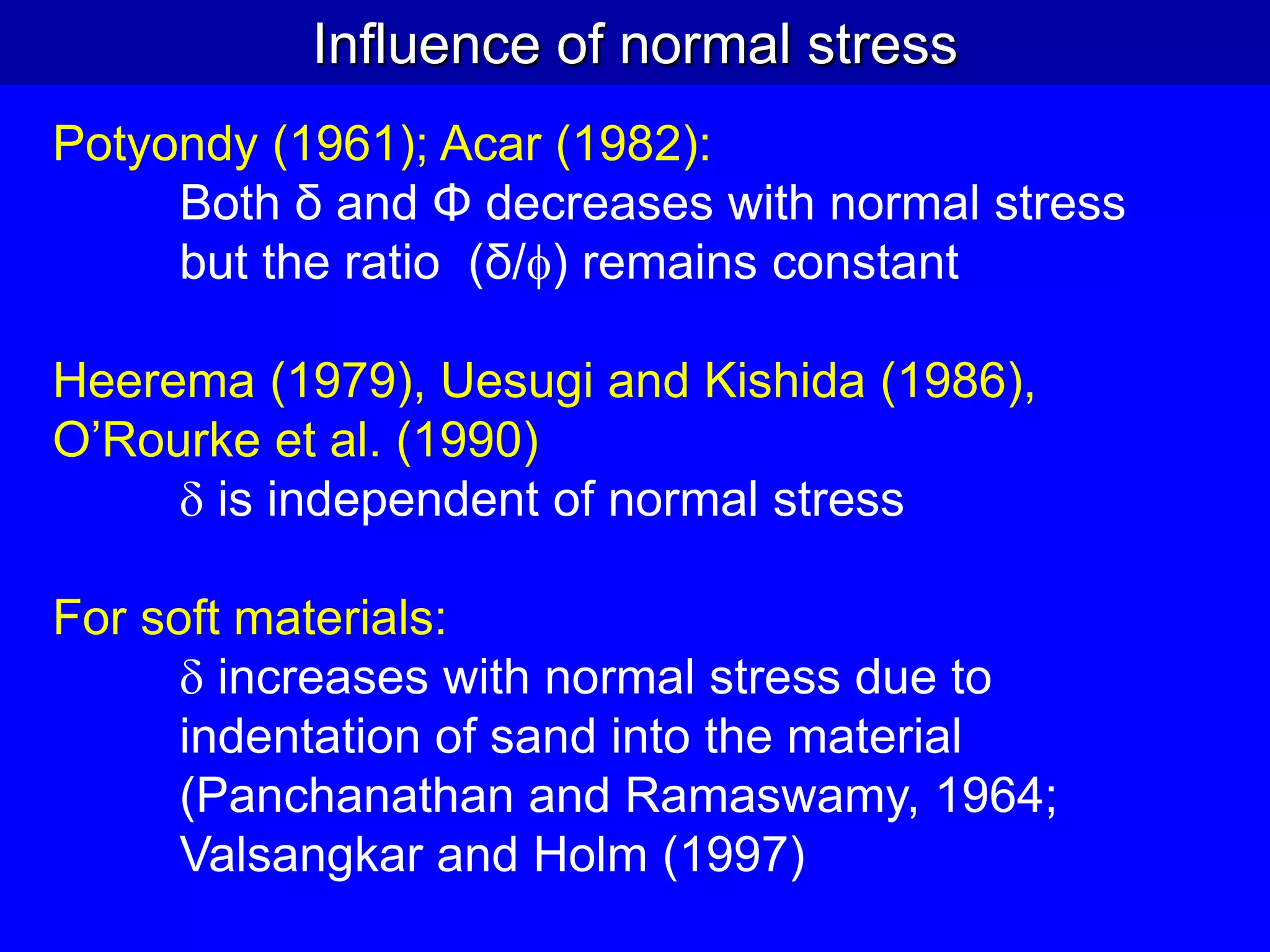 Interfacial Friction Between Soils And Solid Surfaces.ppt