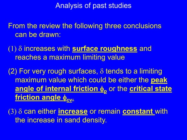 Interfacial Friction Between Soils And Solid Surfaces.ppt