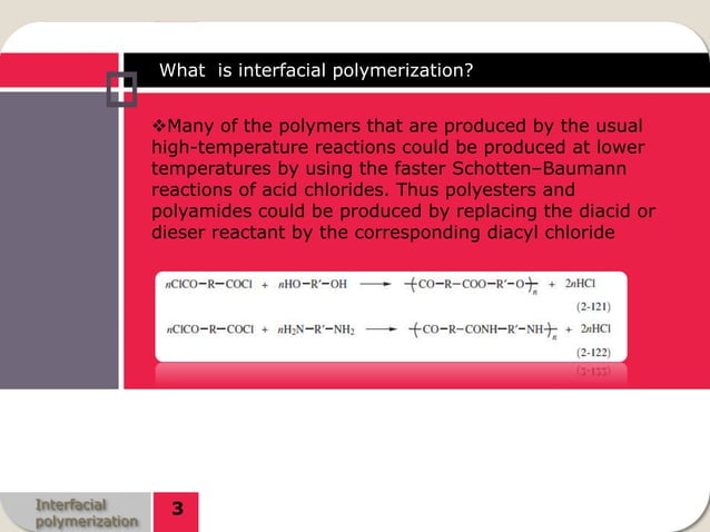 Interfacial polymerization(www.textileworkshop.blogspot.com) | PPTX ...