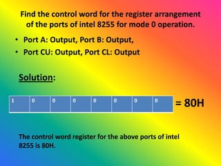 Interfacing of 8255 IC By Er. Swapnil Kaware. | PPT