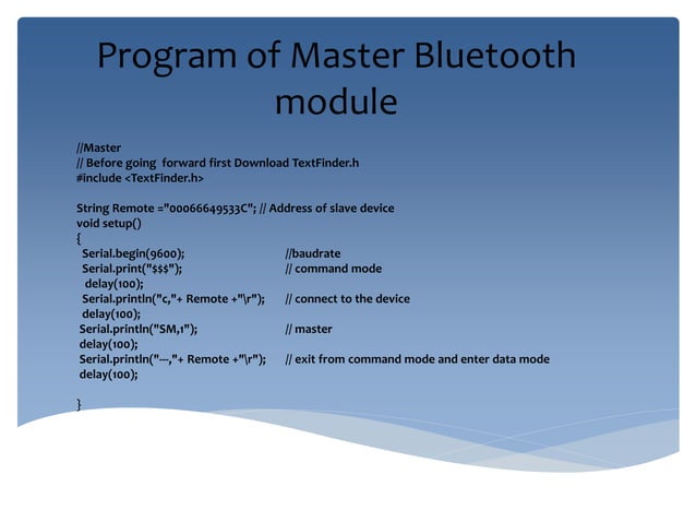 Interfacing Two Arduino Boards Using Rn 42 Bluetooth Ppt 4936
