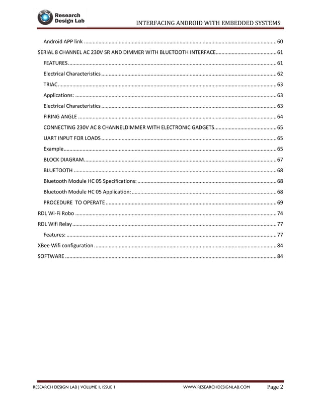 Interfacing android with embedded systems | PDF Interfacing android with embedded systems | PDF
