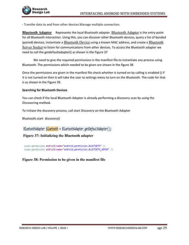 Interfacing android with embedded systems | PDF Interfacing android with embedded systems | PDF