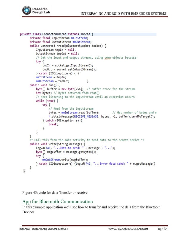 Interfacing android with embedded systems | PDF Interfacing android with embedded systems | PDF