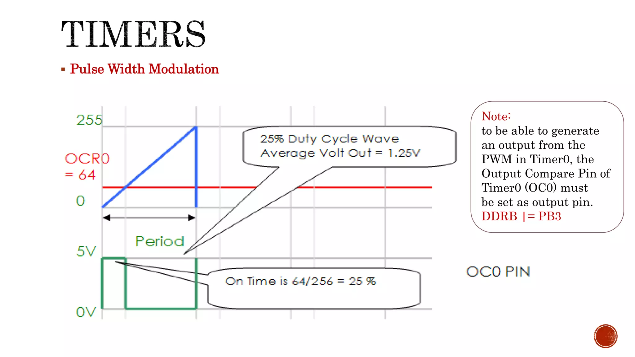 Timer & Interrupt Atmega16 | PPTX
