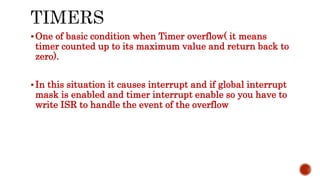 Timer & Interrupt Atmega16 | PPTX