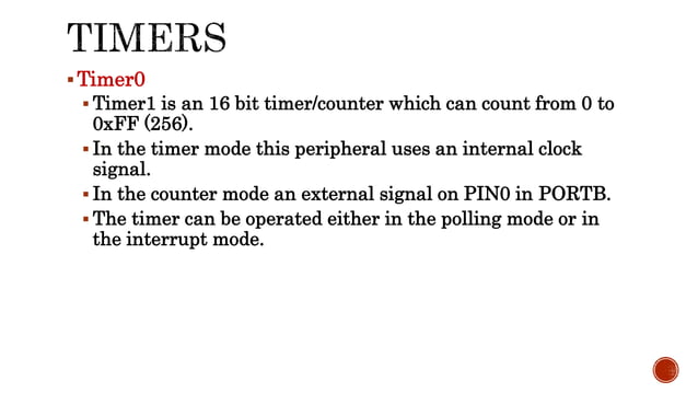 Timer & Interrupt Atmega16 | PPTX