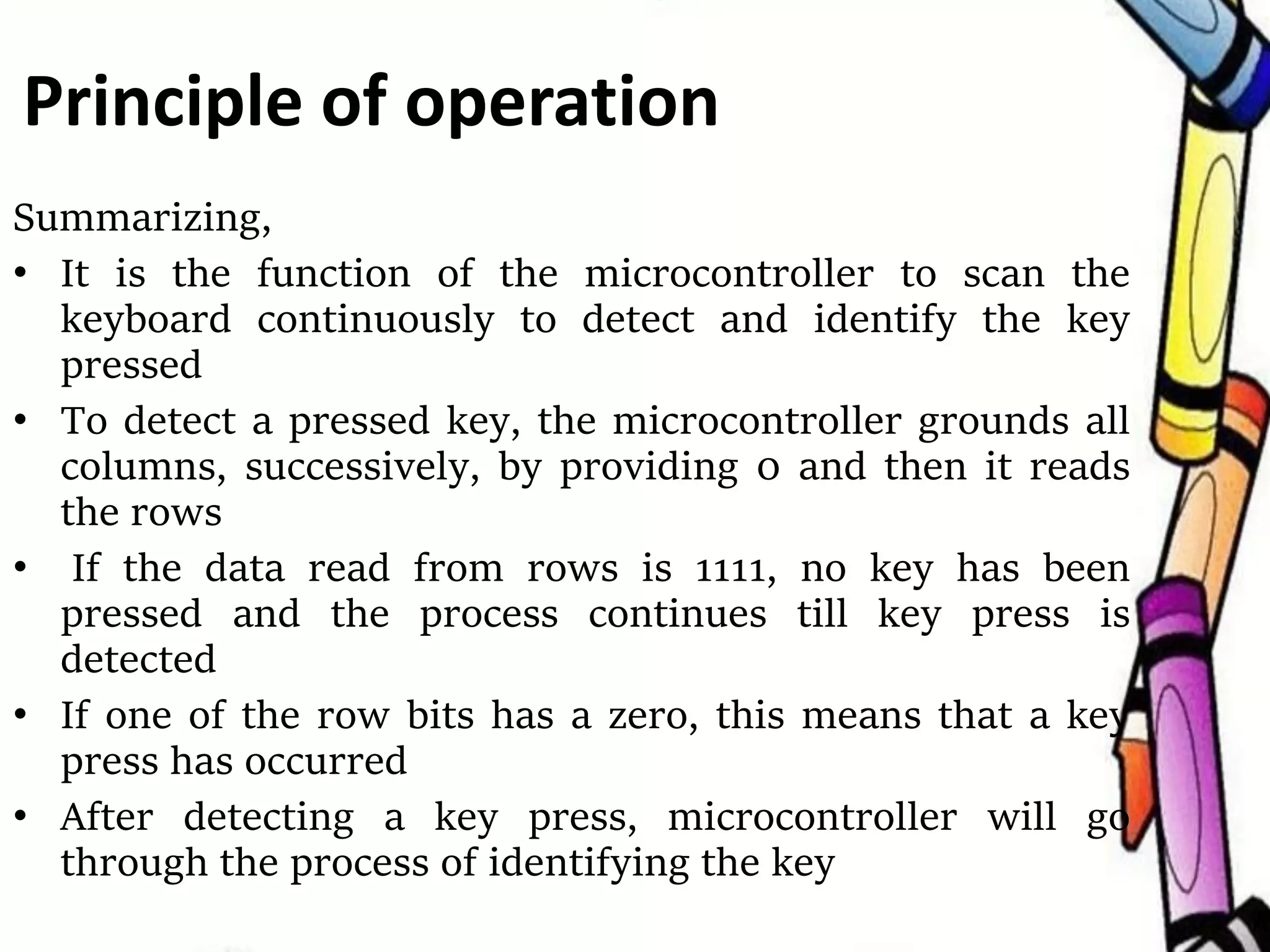 Keypad Interfacing with 8051 Microcontroller | PDF