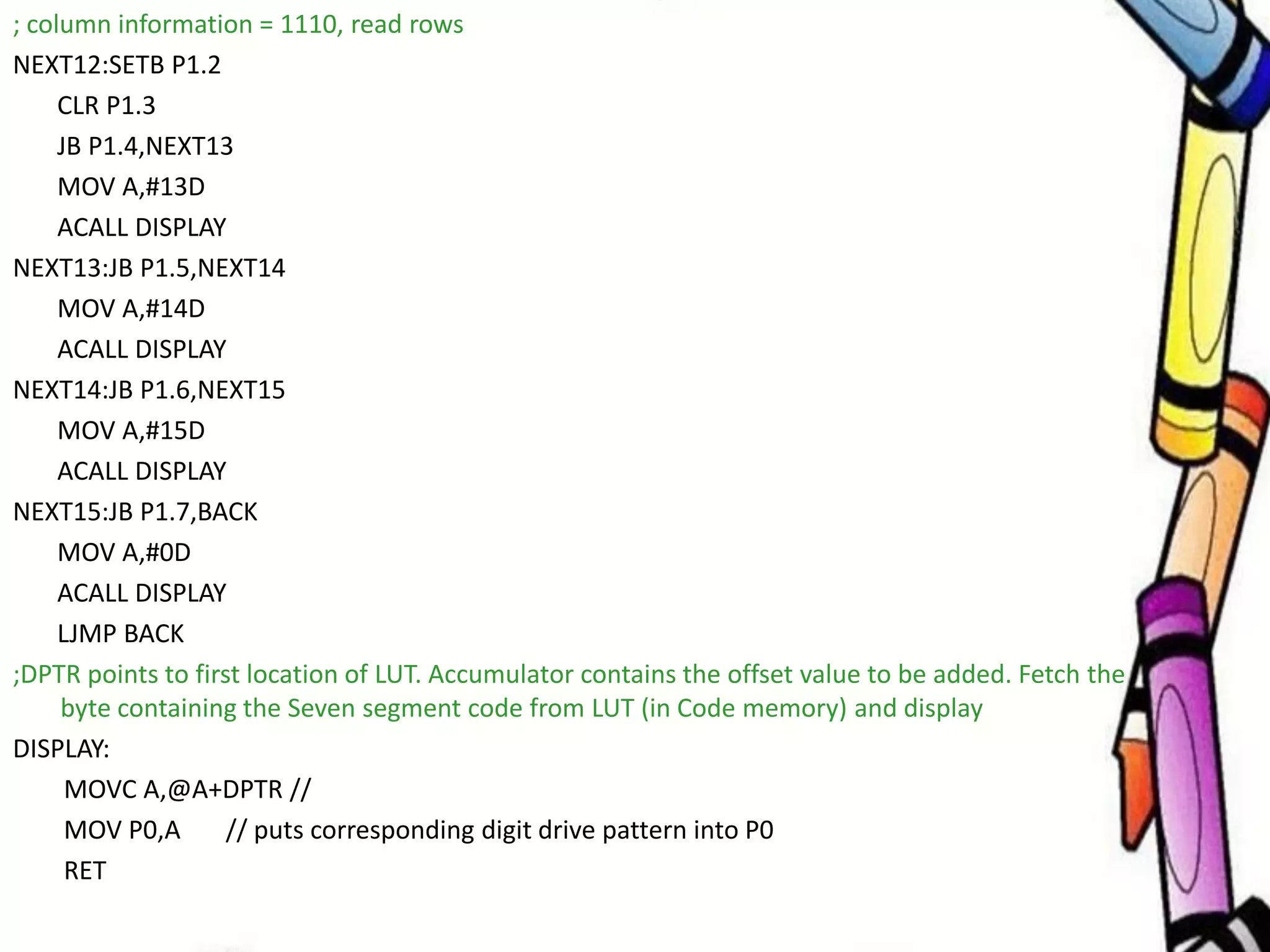 Keypad Interfacing with 8051 Microcontroller | PDF