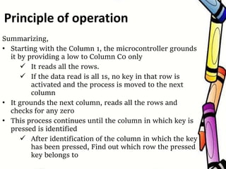 Keypad Interfacing with 8051 Microcontroller | PDF
