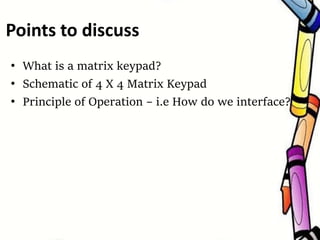 Keypad Interfacing with 8051 Microcontroller | PDF