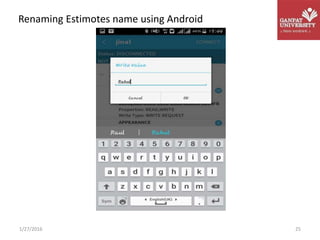 Interfacing BLE with android based device | PPTX