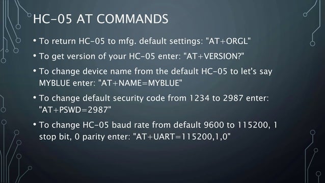 Interfacing bluetooth with arduino | PPTX | Computer Peripherals ... Interfacing bluetooth with arduino | PPTX | Computer Peripherals ...