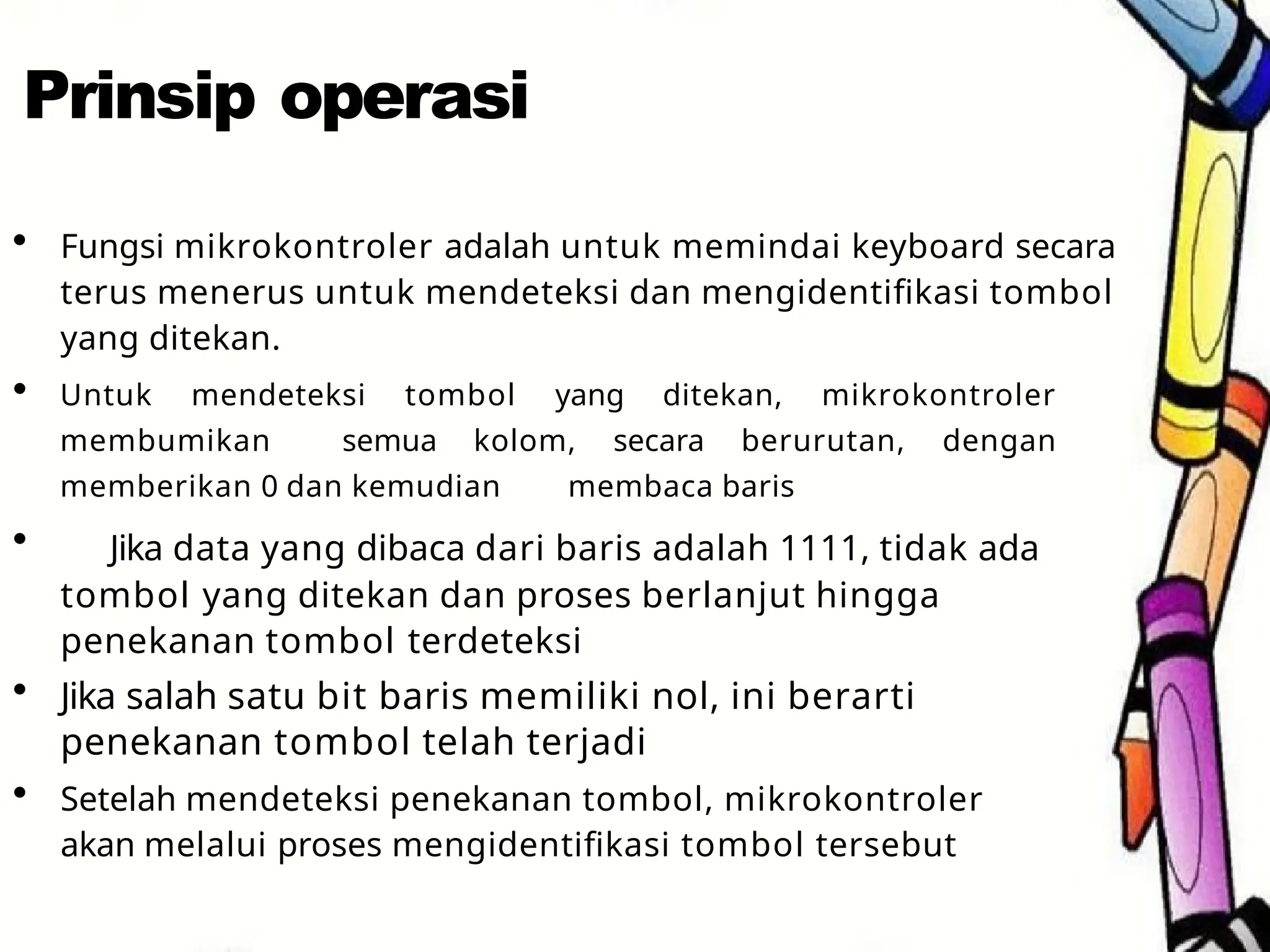 Materi Mikrokontroler Interfacing Keypadd | PPTX