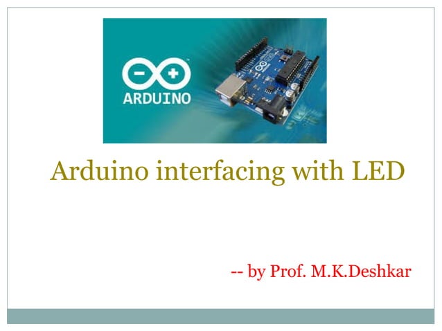 Arduino Interfacing LED | PDF