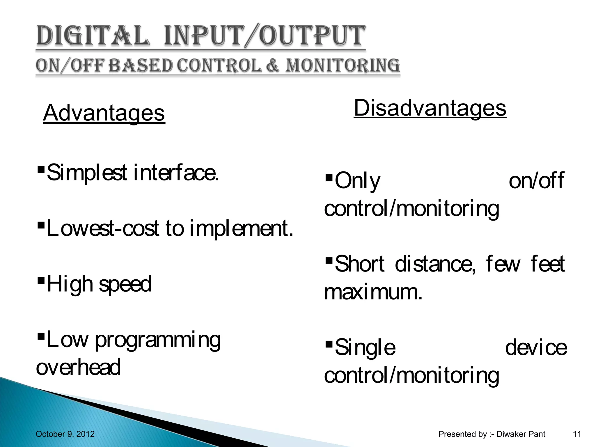 Interfacing methods of microcontroller | PPT