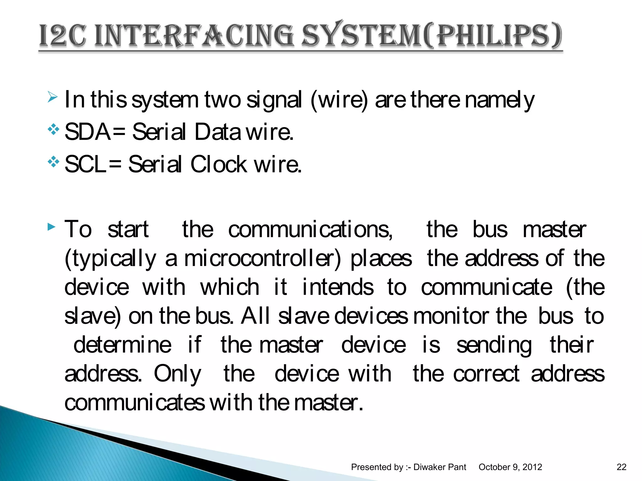 Interfacing methods of microcontroller | PPT