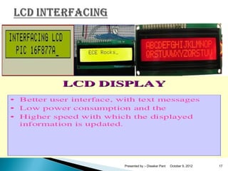 Interfacing methods of microcontroller | PPT