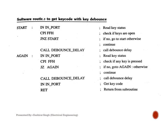 Interfacing microprocessor to keyboard and alphanumeric display | PDF