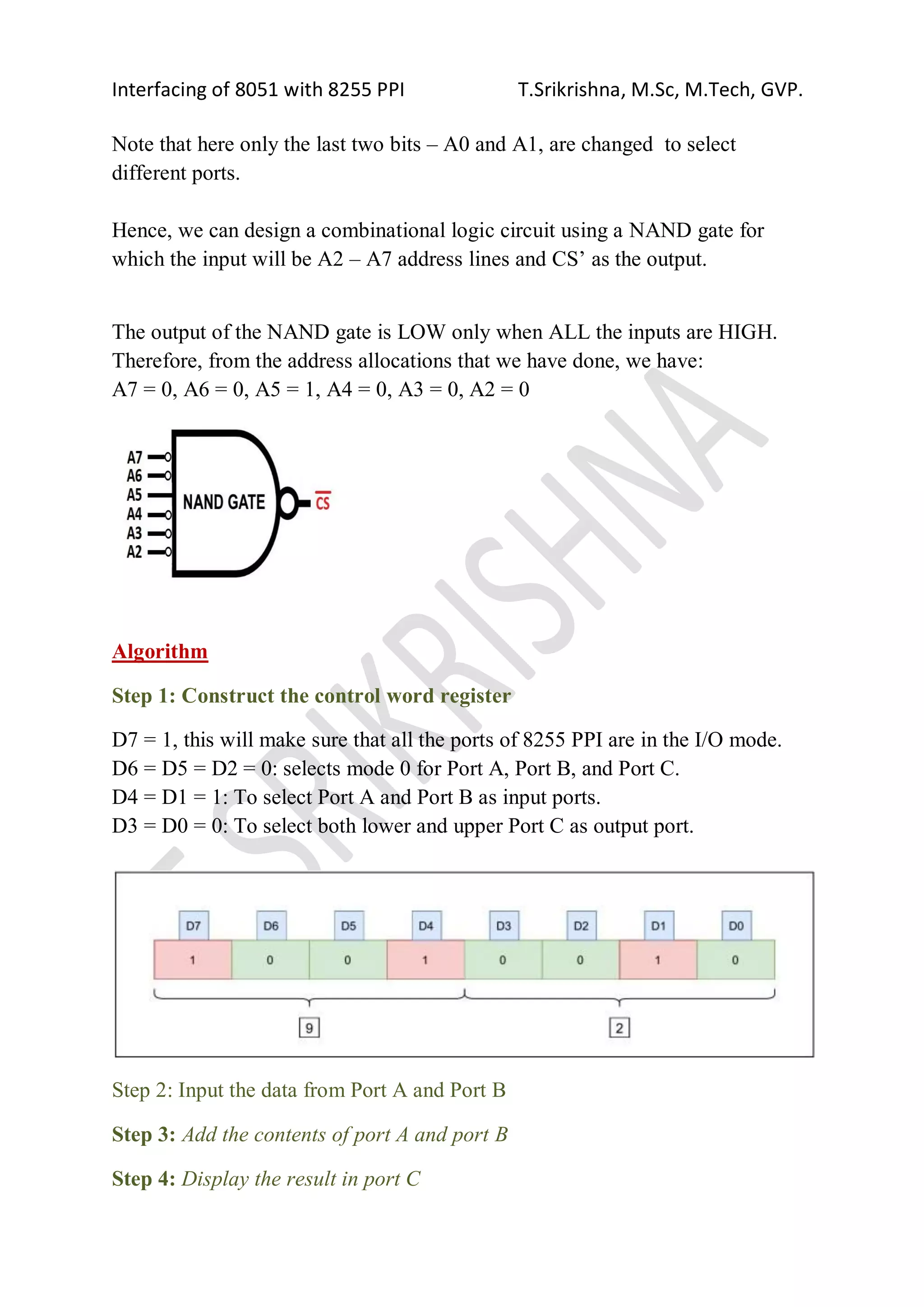 Interfacing of 8051 with 8255 Programmable Peripheral Interface.pdf Interfacing of 8051 with 8255 Programmable Peripheral Interface.pdf