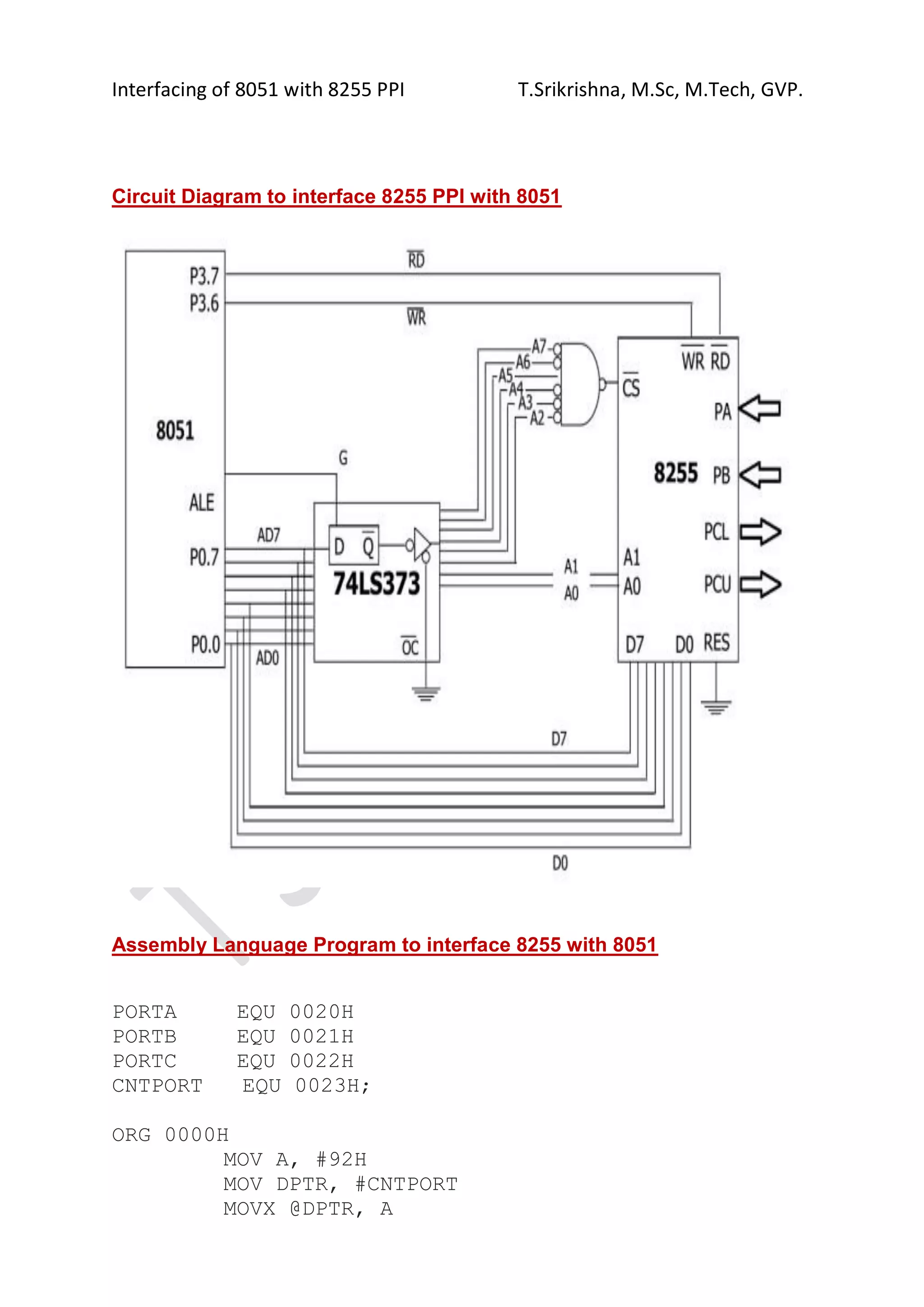 Interfacing of 8051 with 8255 Programmable Peripheral Interface.pdf