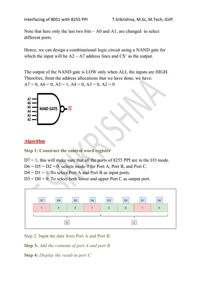 Interfacing of 8051 with 8255 Programmable Peripheral Interface.pdf