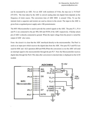 Interfacing of data converters & io devices | PDF