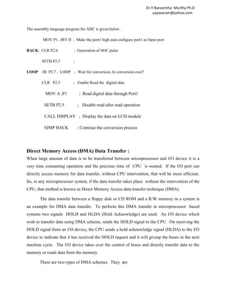 Interfacing of data converters & io devices | PDF