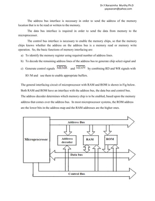 Interfacing of data converters & io devices | PDF