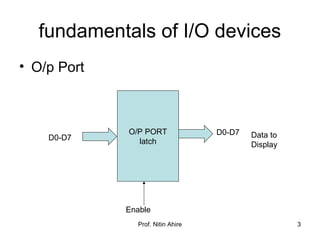 Interfacing of io device to 8085 | PPT | Computer Peripherals | Computing