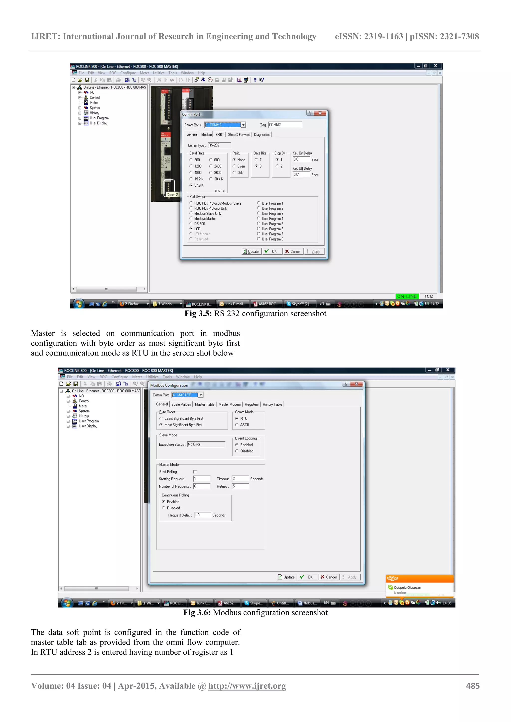 Interfacing omni flow computer to remote operation controller (roc) remote terminal unit (rtu ...
