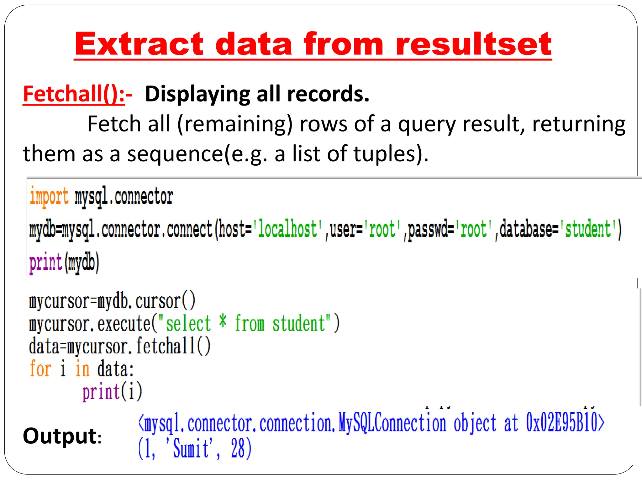 Interfacing python to mysql (11363255151).pptx