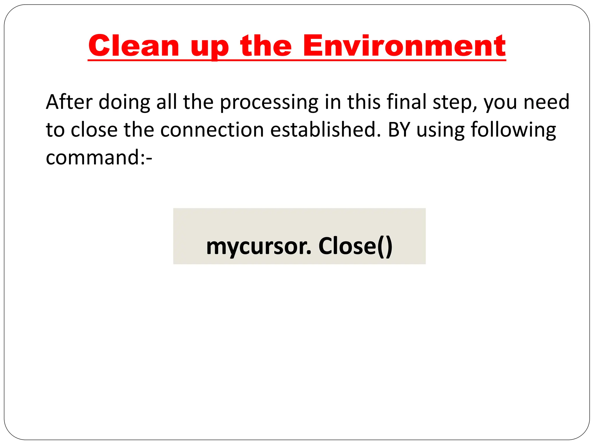 Interfacing python to mysql (11363255151).pptx Interfacing python to mysql (11363255151).pptx