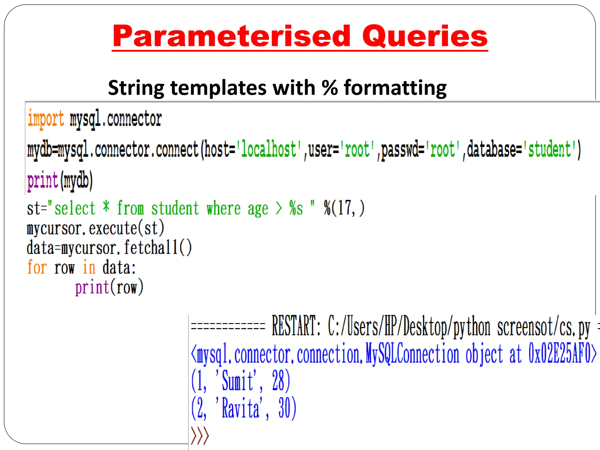 Interfacing python to mysql (11363255151).pptx Interfacing python to mysql (11363255151).pptx