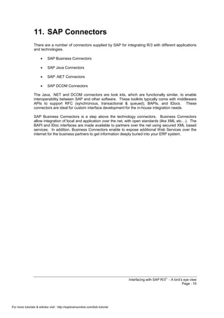 Interfacing sap - BDC | PDF