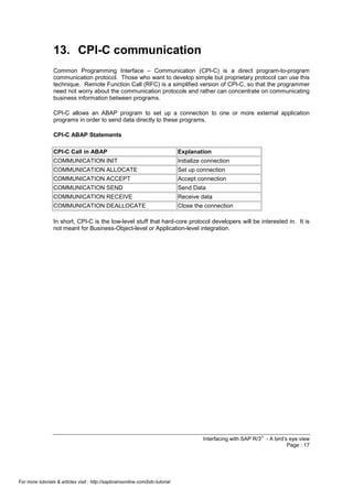 Interfacing sap - BDC | PDF