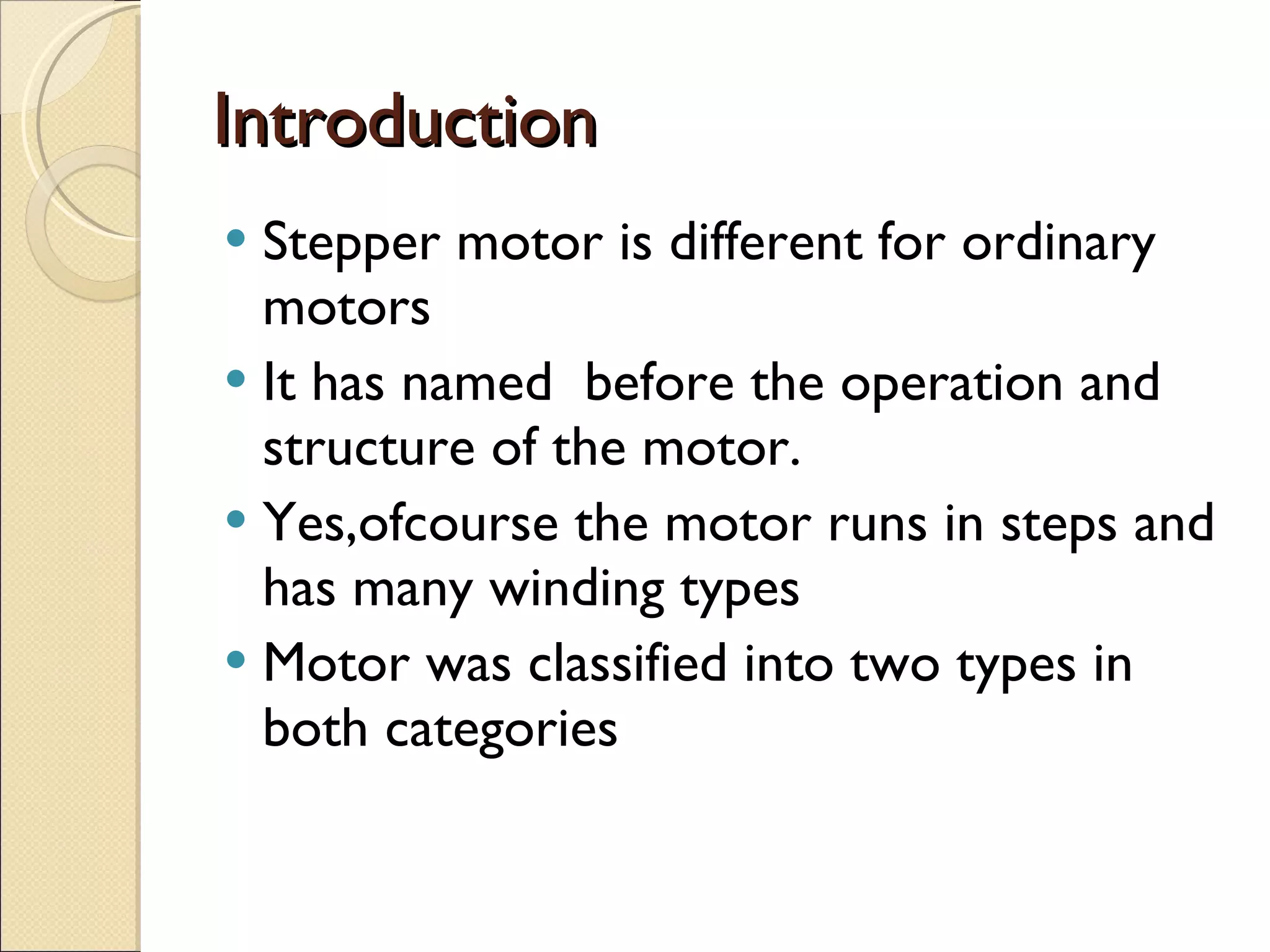 Interfacing stepper motor | PPT