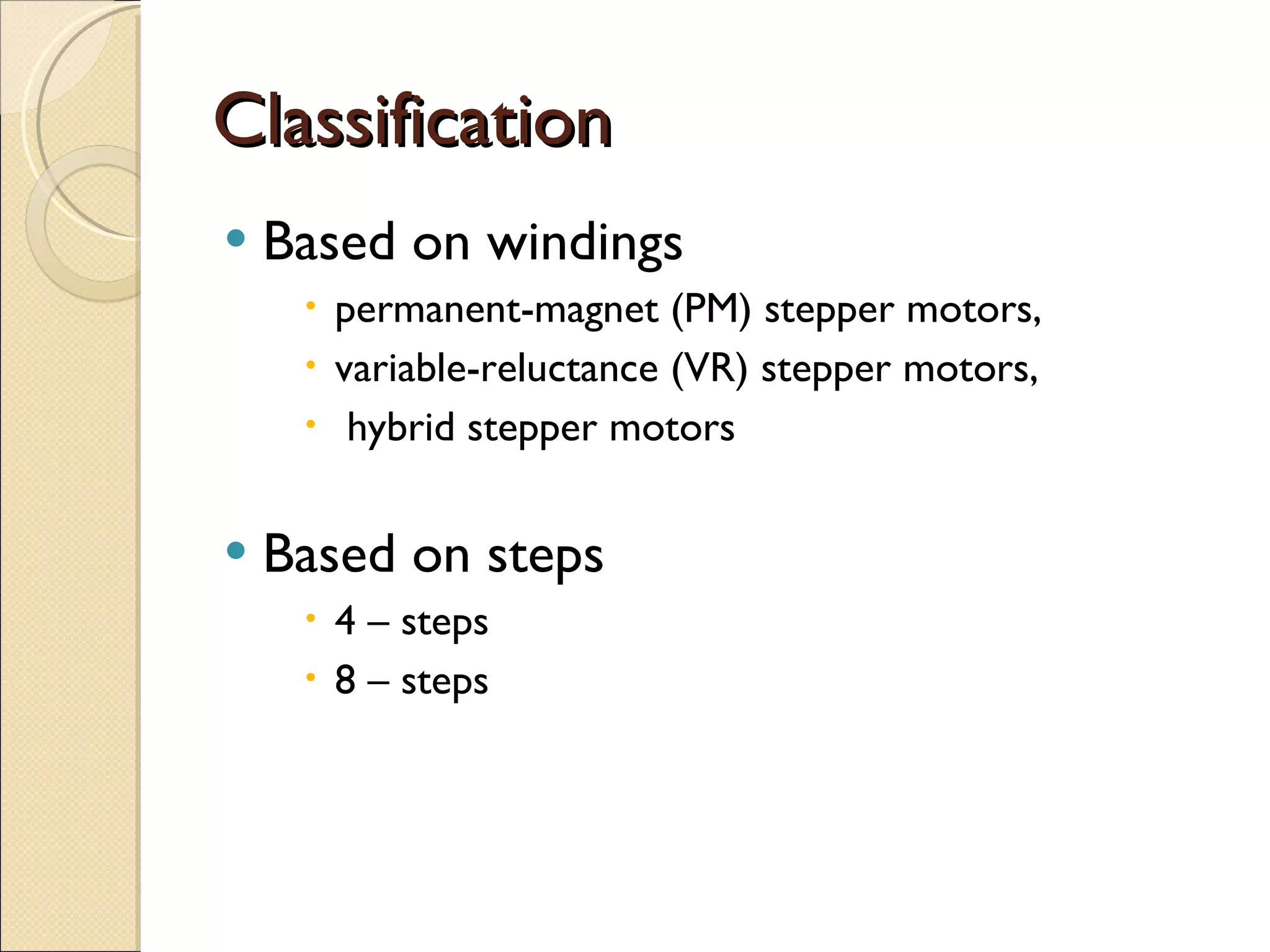 Interfacing stepper motor | PPT