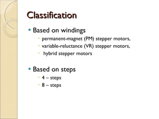 Interfacing stepper motor | PPT