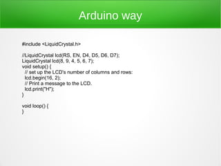 Interfacing to lcd with arduino | ODP | IT and Internet Support | Internet